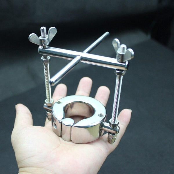 Heavy Duty Stainless Steel Testicle Crusher – BallbustingToys.com